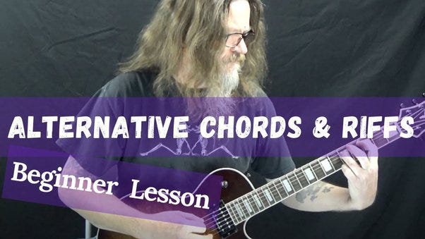 Easy Lesson On Alternative Guitar Chords & Riffs (Guitar Lesson For ...