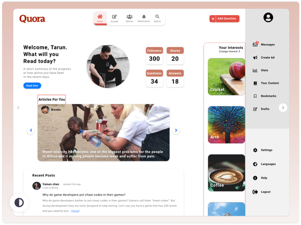 How link my quora page to instagram | by Kpralagarrajendran | Medium