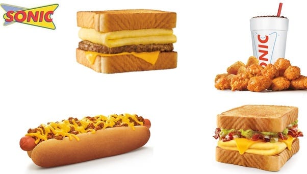 The Sonic All Day Breakfast Menu - Sonic Berkfast - Medium