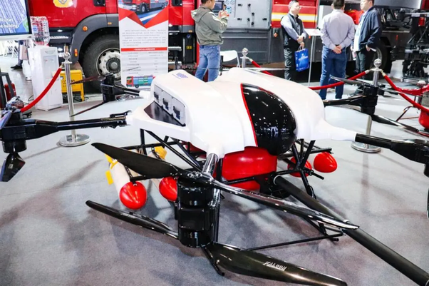 Hardcore modification! Heavy duty MYUAV fire fighting and rescue UAV ...