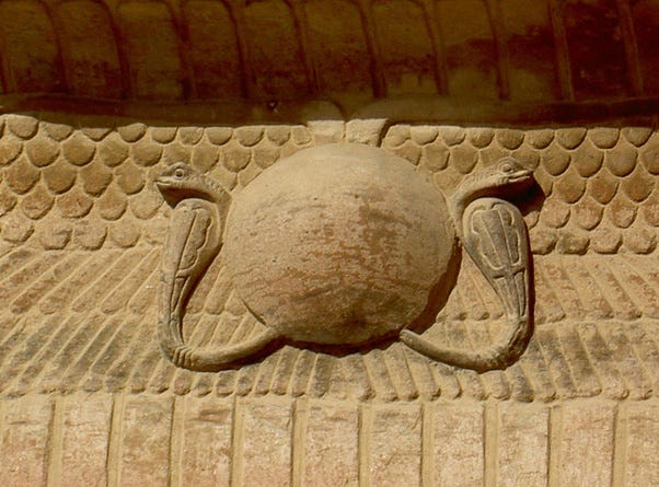 Ancient Egypt Sun Disk. The sun disk, often referred to as the… | by ...