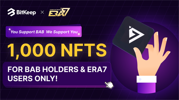 Darating ang BitKeep & ERA7 NFT airdrop, mga eksklusibong benepisyo para sa BAB Holder! 🔥 | by ...