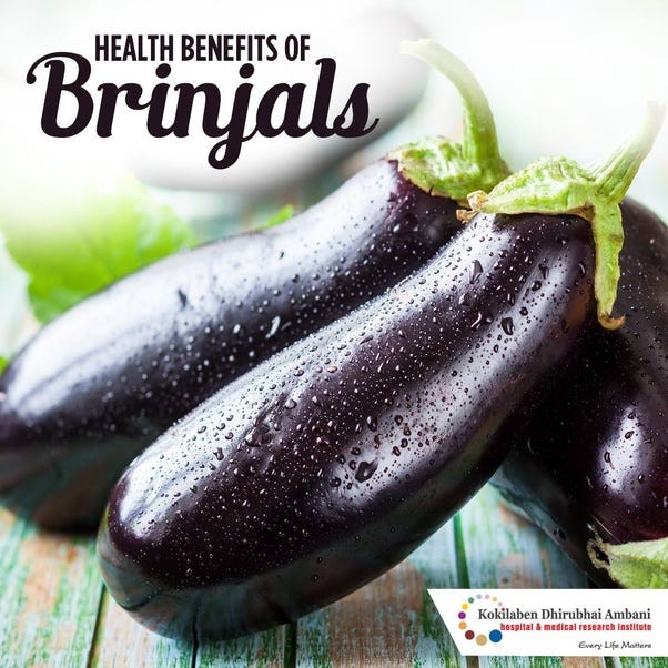 Health Benefits of Brinjals. Brinjals or eggplant can be savored in ...