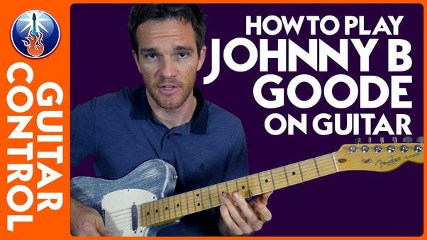 How to Play Johnny B Goode on Guitar — Chuck Berry Guitar Lesson | by ...