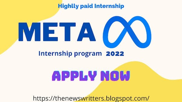 META Careers — World Class Internship | META Internship 2022 | by Mr ...