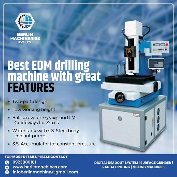 The EDM method The concept of EDM is straightforward. An electrode and ...