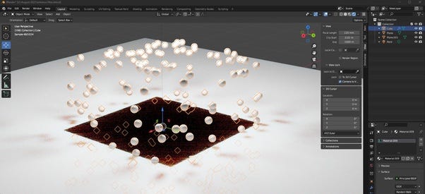 Blender 3D point instances. In Blender 3D, a point instance is a… | by Brecht Corbeel | Medium