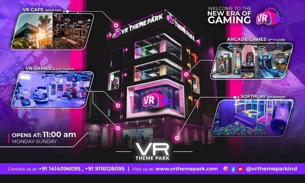 Best VR Cafe Jaipur with a gaming zone VR Theme Park - Mahima Rewar - Medium