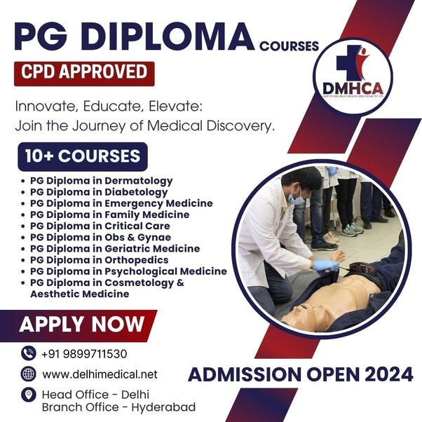 Benefits of Pursuing PG Diploma Courses — CPD Certified | by Delhi Medical Healthcare Academy ...