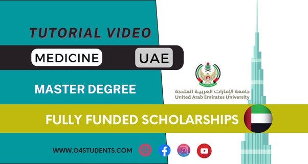(UAEU) (Scholarships United Arab Emirates University) for International ...