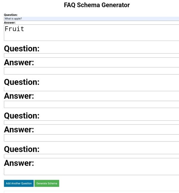 FAQ Schema Generator: Simplifying Structured Data Markup for Enhanced Search Visibility | by ...