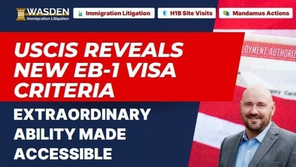 New USCIS Guidelines for EB-1 Extraordinary Ability Visas Simplify ...