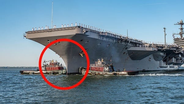 Why are aircraft carriers so knife-thin at the bottom? They look so ... Why are aircraft carriers so knife-thin at the bottom? They look so ...