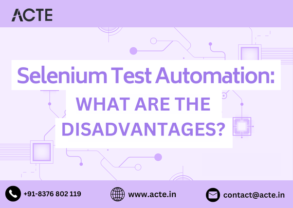 Behind the Scenes: Understanding Selenium’s Limitations in Testing | by ...