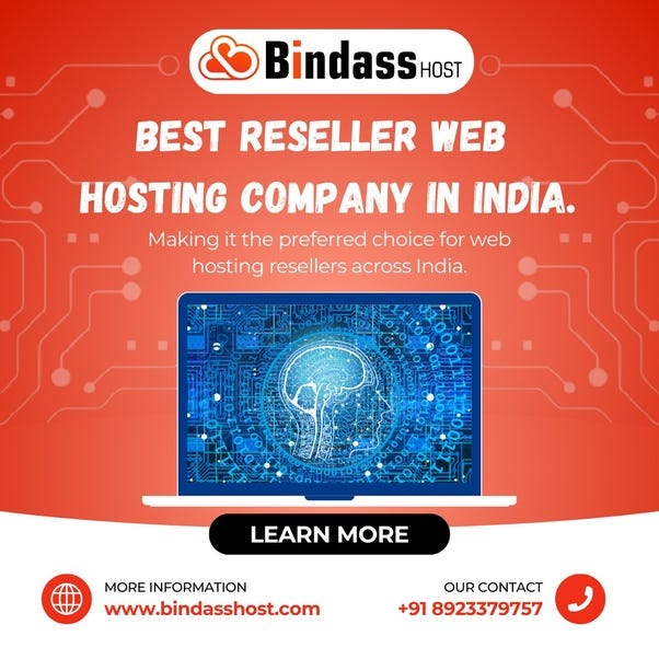 Best Reseller Web Hosting Company In India. | by Bindasshost | Aug ...