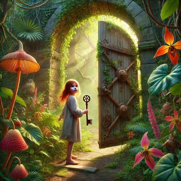 The Lost Key and the Secret Garden | by The Easiest World (TEW) | Medium