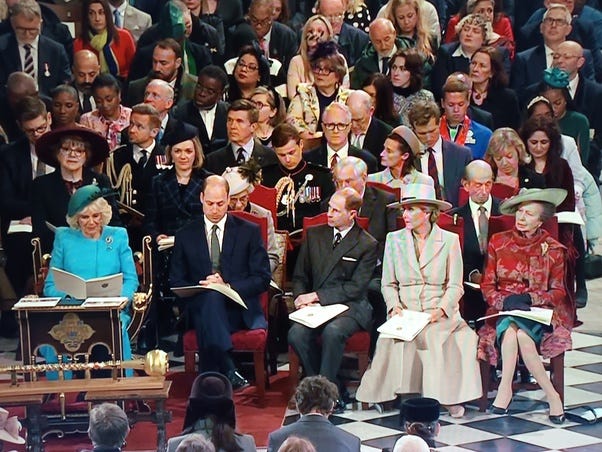 HM King Charles addressed the congregation in Westminster Abbey. | by ...