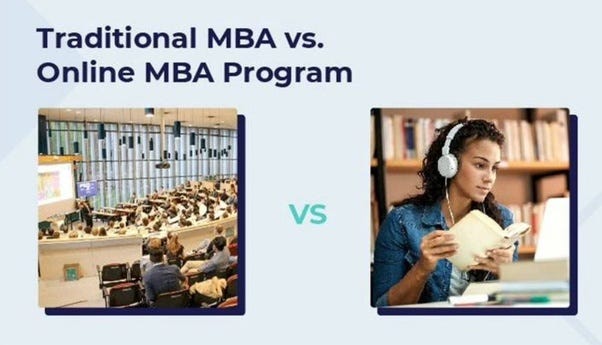 Online MBA VS Traditional MBA: Pros and Cons of MBA Programs | by CAT ...