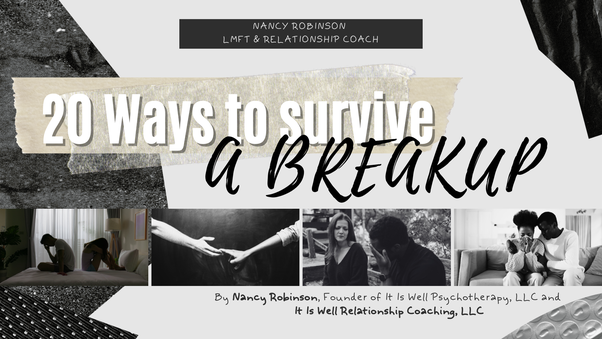 20 Ways To Survive A Breakup. Breakups are hard because they involve ...