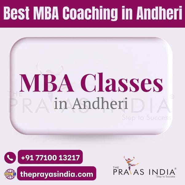 Top MBA Classes in Andheri — The Prayas India | by anjali sharma | Mar ...
