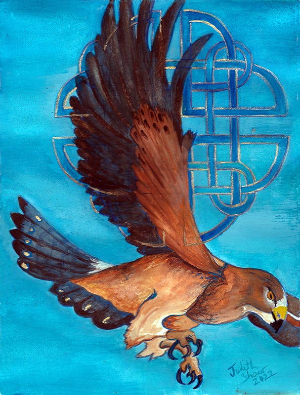 Hawk — A Soaring Visionary. Hawk, beautiful and deadly, soars high ...