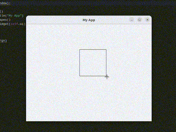 Draw rectangle over QLabel with mouse using pyside2 - Shivangi - Medium