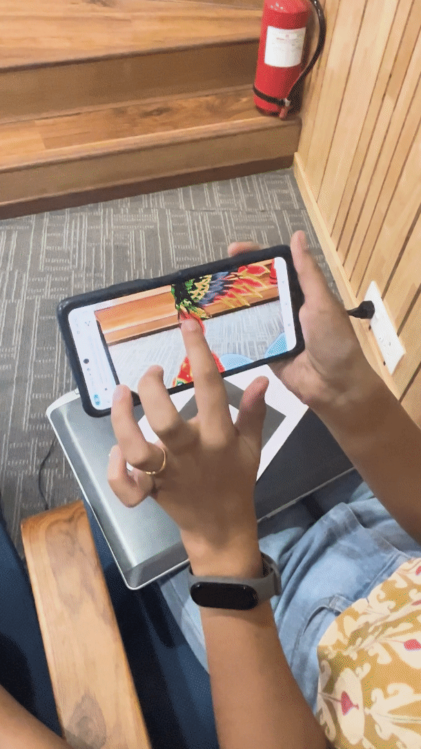 Augmenting a 3D model of a bird using superimposed Augmented Reality in ...