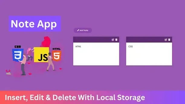 Note App Using Html Css And Javascript By Arhaan Ali Medium 7487