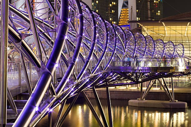 The Spiral Path: Secrets of the Helix Bridge | by harley | Singapore ...