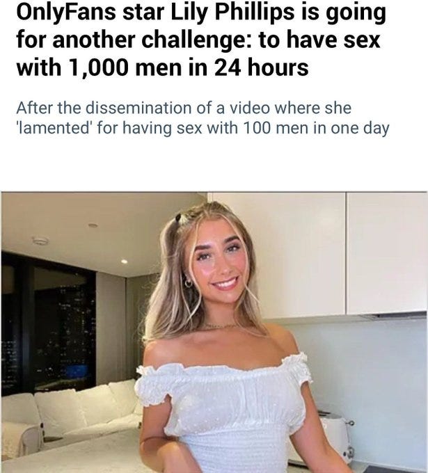 Dear Lily Phillips… and the rest of you. | by Ty Webber | Dec, 2024 | Medium