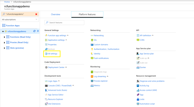 Building Azure Functions in Azure Portal & Visual Studio 2017 using ...