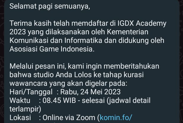 IGDX Academy 2023 Bagian 4 : Sesi Pitch dan Wawancara | by UB ...