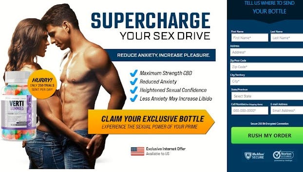 Verti Male Enhancement Gummies for Men are Clinically Proven to Boost Libido, Sexual Performance ...