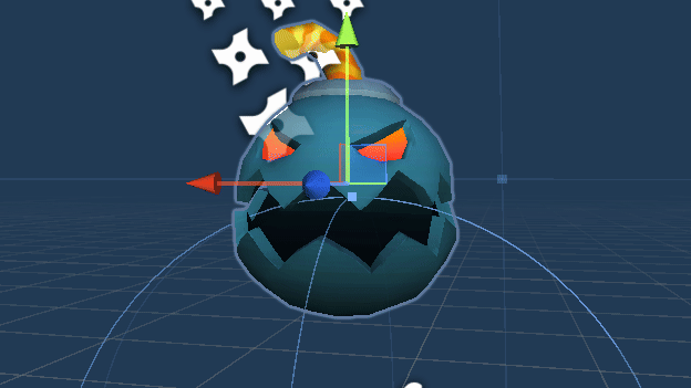 New Fire Powerup - phi golden - Medium