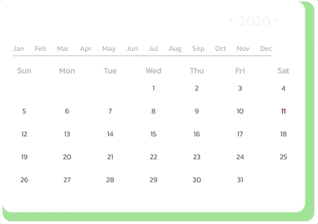 Tutorial: Building a Calendar with Vanilla JS | by Seoyoung Chloe Kim ...