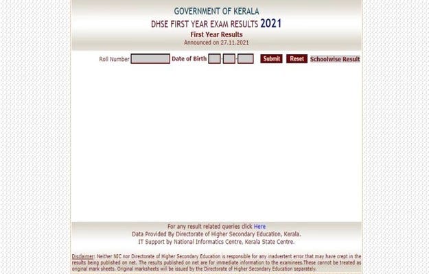 DHSE Kerala Plus One Result 2021 Class 11 Exams Marks - Patelkaushal ...