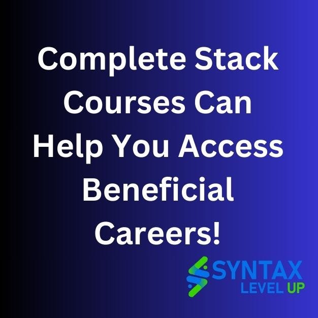 Take the Full Stack Developer Course in Pune at SyntaxLevelUp to Improve Your Coding Skills ...