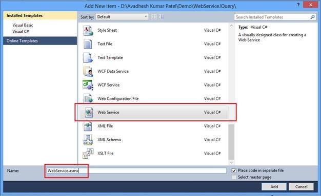 Calling Web Service from JQuery in ASP.NET | by .Net Developer | Medium