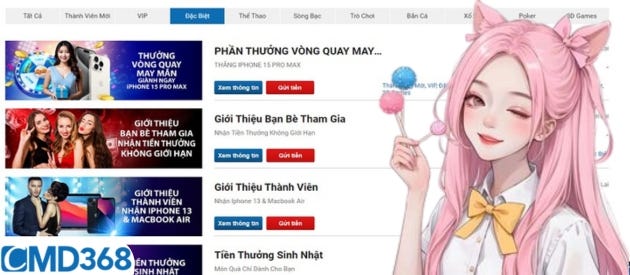 Khuyen mai CMD368 tong hop uu dai tang co hoi thang lon 2024 | by cmd368ai | Jan, 2024 | Medium