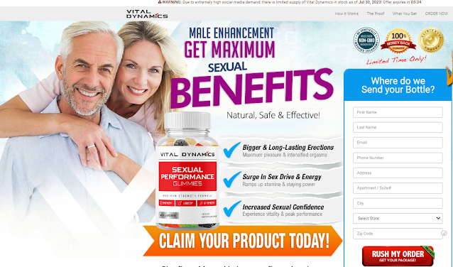 Experience True Vitality: Exploring Vital Dynamics Male Enhancement ...