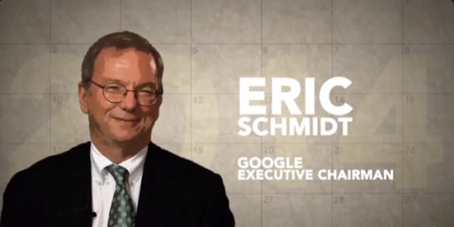 The End of the Affair? Not for Eric Schmidt. | by Earl Cotten | Newsbusinesses | Medium