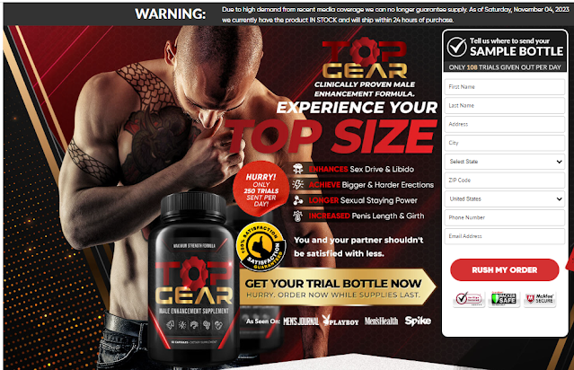 TOP GEAR Male Enhancement For Size and Strength- Real Program for Enlargement | by SIZE MATRIX ...