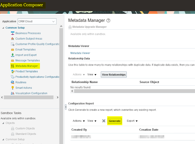 How To Find Base Tables Related To Application Composer Custom Pages In Oracle Fusion Cloud By