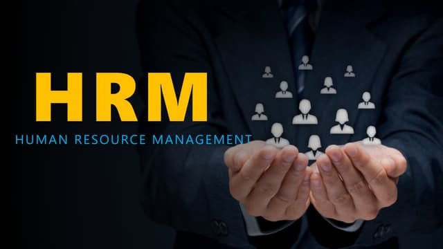 Human Resource Management.. The Most Valuable Asset: Human Capital ...
