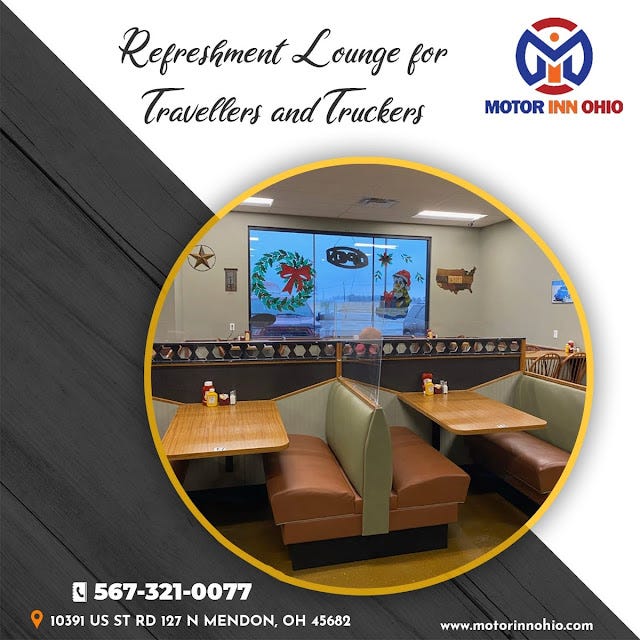 Refreshment Longue for Travelers in Ohio | Motor Inn Travel Plaza | by ...