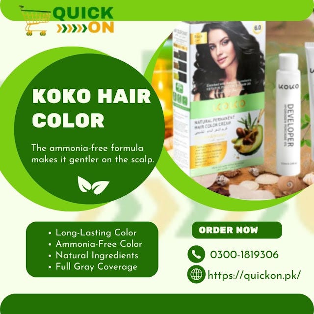 KoKo Hair Color Price in Multan– Ammonia-Free Permanent Hair Dye ...