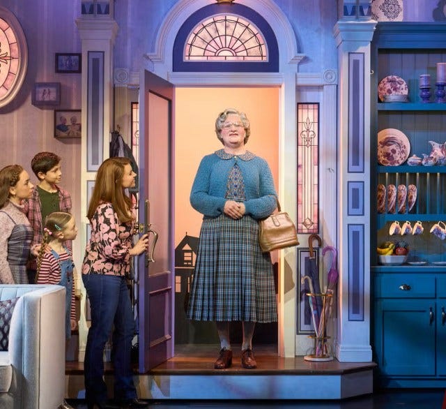 Hello Poppets!” — Mrs Doubtfire delivers for BBA Management! — London ...