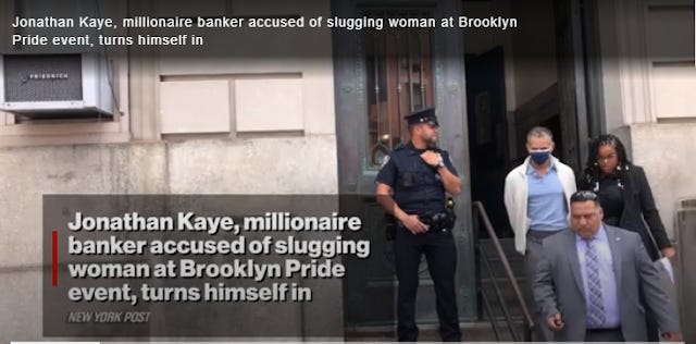Jonathan Kaye, millionaire banker accused of slugging woman at Brooklyn ...