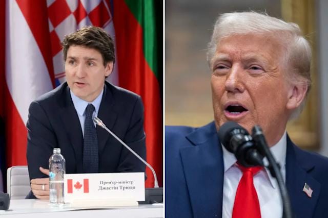 Canadian Retaliation: Trudeau Unleashes Tariff Bombs on Trump’s America! | by Wade | Mar, 2025 ...