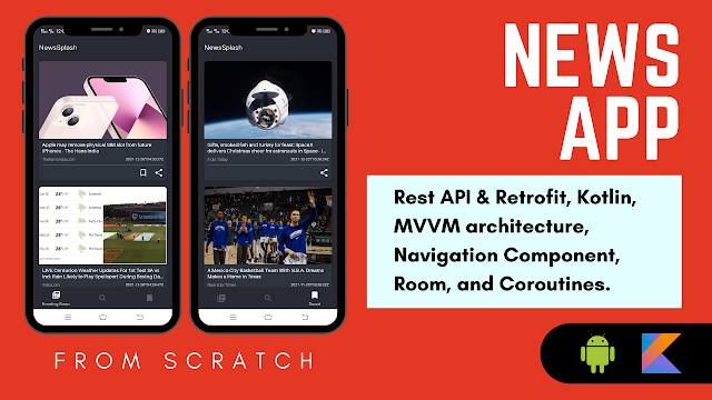 News App using Kotlin, MVVM, Navigation Component, Room, Retrofit, and Coroutines | by Golap ...